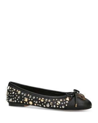 KURT GEIGER LONDON Women's Eagle Embellished Ballerina Flats ...