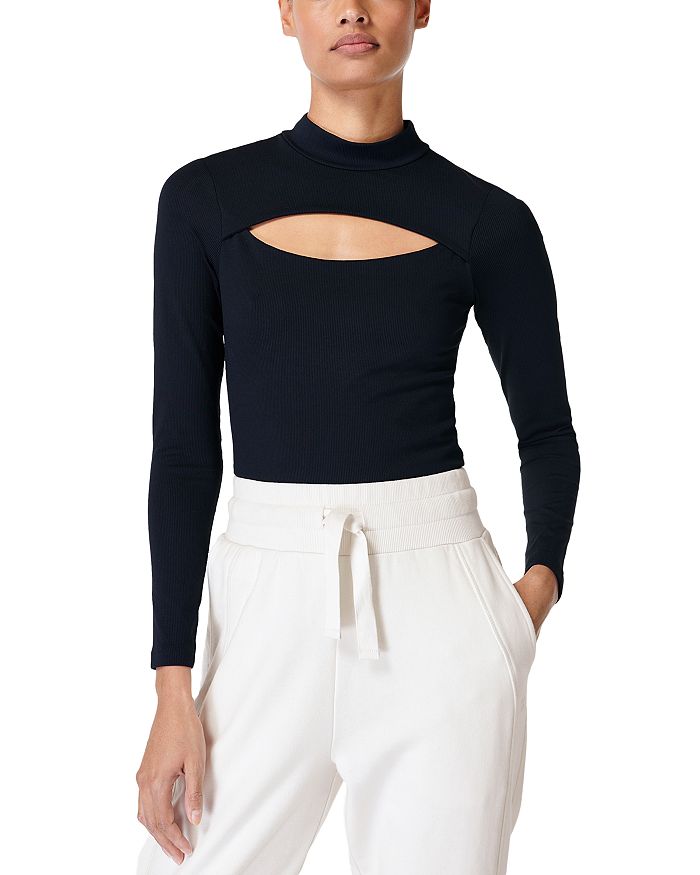 Sweaty Betty Emily Cutout Ribbed Top | Bloomingdale's