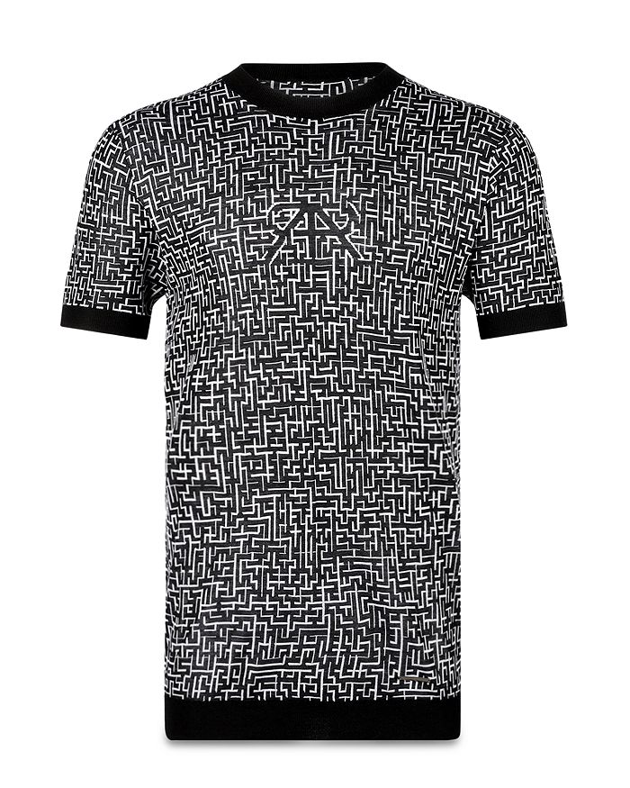 RTA Silk Jacquard Regular Fit Tee | Bloomingdale's
