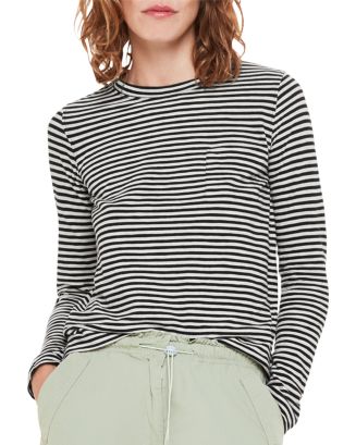 Whistles Crewneck Pocket Top | Bloomingdale's