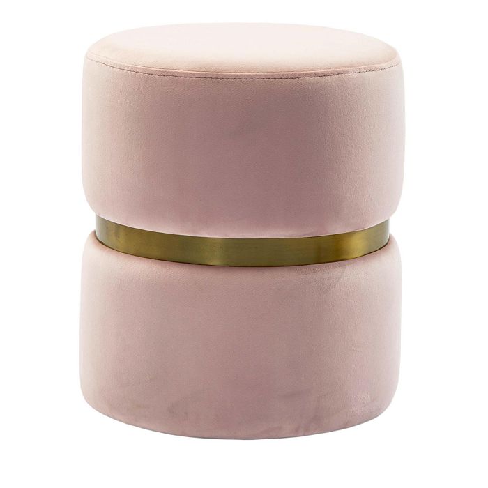 TOV Furniture Yamma Velvet Ottoman | Bloomingdale's