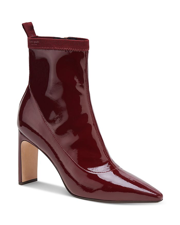 kate spade new york Women's Down Under Patent Booties | Bloomingdale's