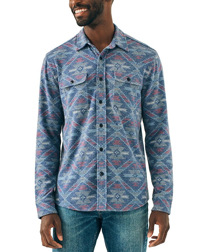 Faherty DGF Legend Button Front Sweater Shirt | Bloomingdale's