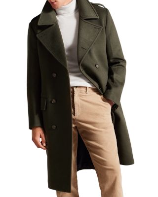 Ted Baker Avin Wool Military Style Coat | Bloomingdale's Men