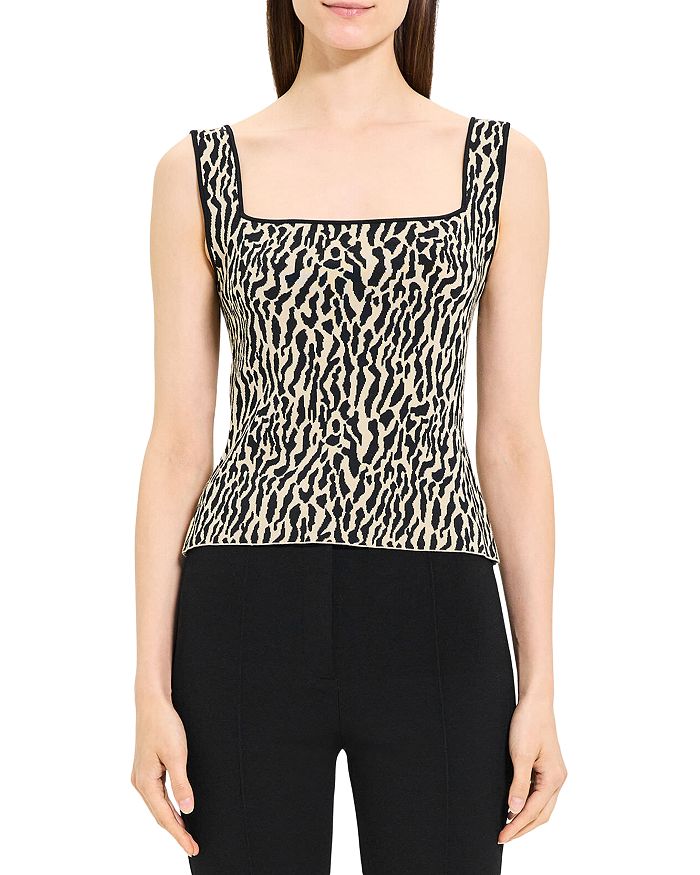 Theory Bristol Square Neck Tank Top | Bloomingdale's