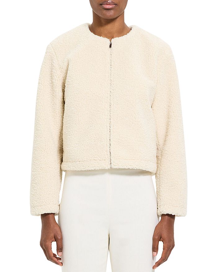 Theory Easy Fleece Jacket | Bloomingdale's