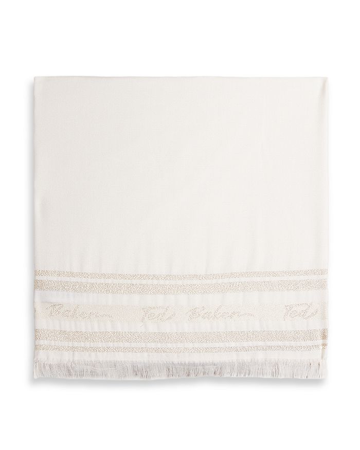 Ted Baker Metallic Branded Scarf | Bloomingdale's