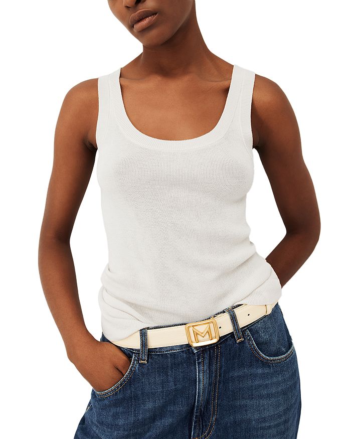 Marella Finish Ribbed Tank | Bloomingdale's