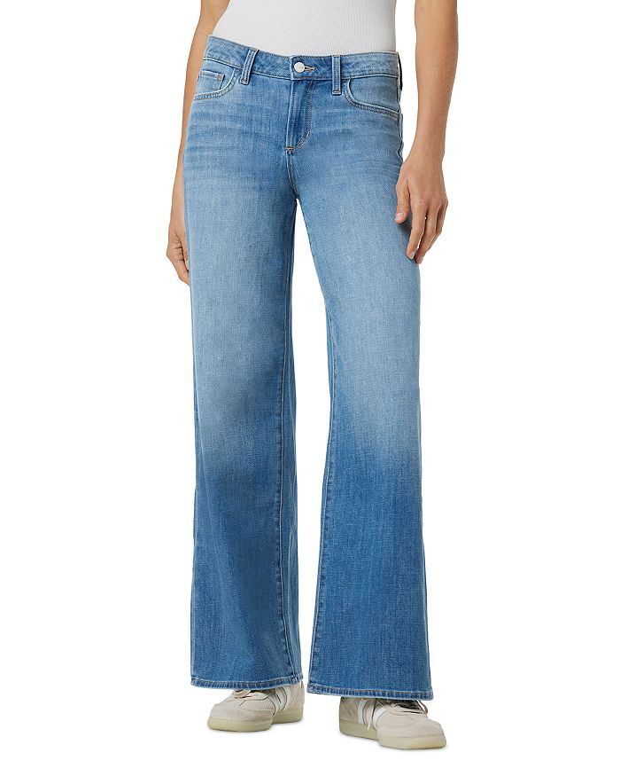 Joe's Jeans The Lou Lou Low Rise Wide Leg Jeans in Hot Shot ...