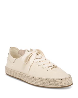 Sam Edelman Women's Poppy Jute Lace Up Low Top Espadrille Sneakers ...