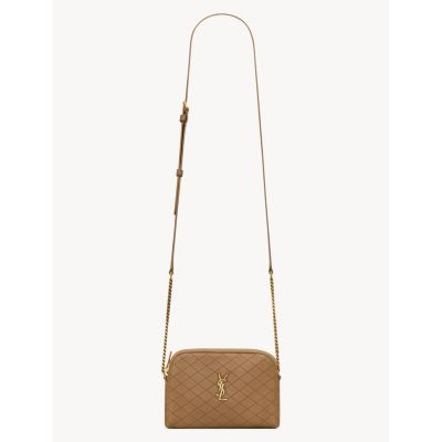 Click here for Saint Laurent Gaby Zipped Pouch in Quilted Lambski... prices