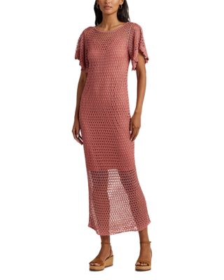 Ralph Lauren Pointelle Knit Dress | Bloomingdale's