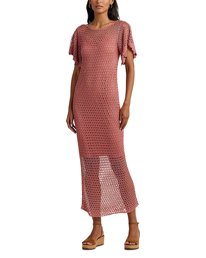 Ralph Lauren Pointelle Knit Dress | Bloomingdale's