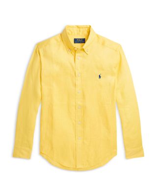 Ralph Lauren Boys' Long Sleeve Linen Shirt - Little Kid | Bloomingdale's