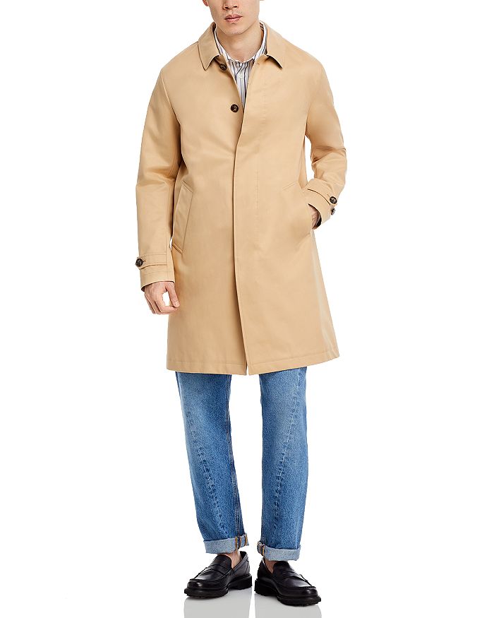 Michael Kors Balmacaan Button Front Overcoat | Bloomingdale's