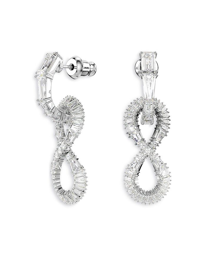 Swarovski Hyperbola Infinity Drop Earrings | Bloomingdale's