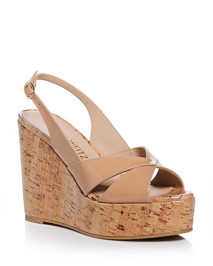 Stuart Weitzman Women's Carmen Wedge Platform Sandals | Bloomingdale's