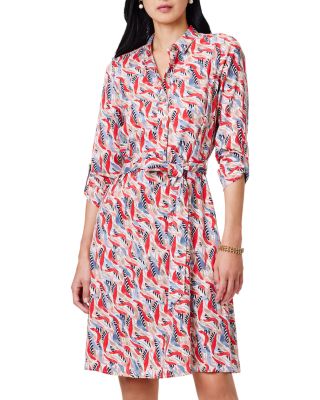 NIC+ZOE Coral Waves Live In Shirtdress | Bloomingdale's