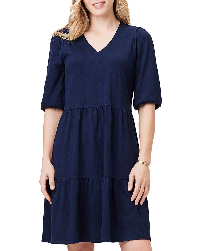 NZT NIC+ZOE Cotton Elbow-Sleeve Dress | Bloomingdale's