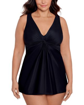 Miraclesuit Solids Marais One Piece Swimdress | Bloomingdale's
