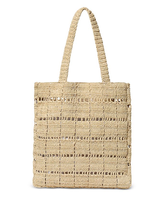 Loeffler Randall Crochet Raffia Book Tote | Bloomingdale's