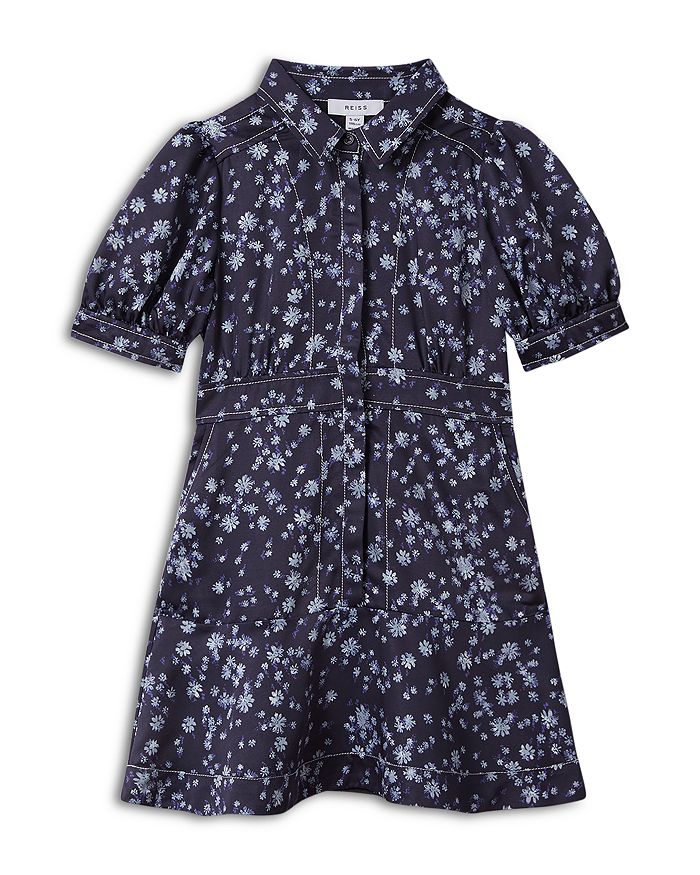 REISS Girls' Joanna Floral Shirt Dress - Little Kid, Big Kid ...
