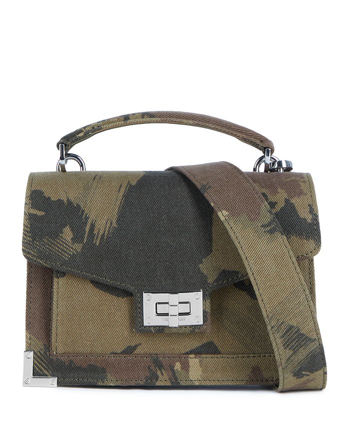 The Kooples Emily Bag in Camouflage Denim | Bloomingdale's