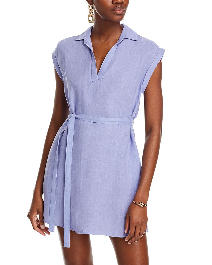 Bella Dahl Linen Belted Tunic Dress | Bloomingdale's