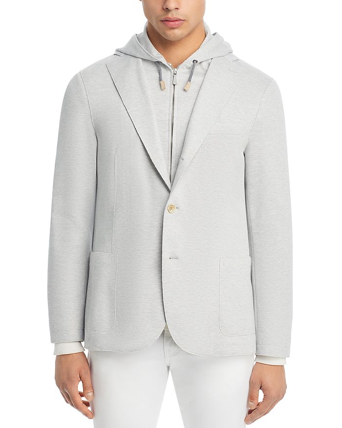 Eleventy Three Roll Two Hooded Jacket with Detachable Bib | Bloomingdale's