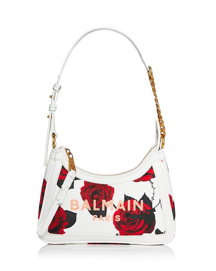 Balmain B-Army Rose Print Shoulder Bag | Bloomingdale's