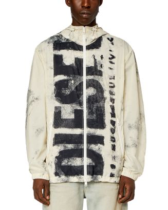 Diesel J-Warrett Logo Windbreaker Jacket | Bloomingdale's