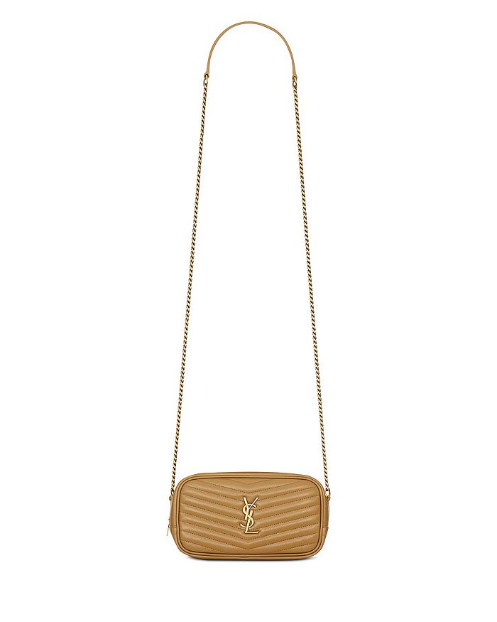 Saint Laurent Mini Lou in Quilted Leather | Bloomingdale's