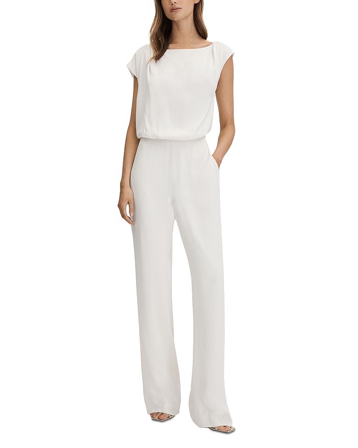 REISS Aurelia Open Back Jumpsuit | Bloomingdale's