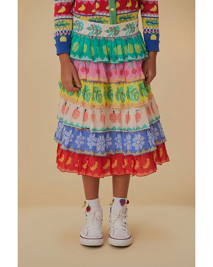 FARM Rio Girls' Sweet Orchard Skirt - Little Kid, Big Kid | Bloomingdale's