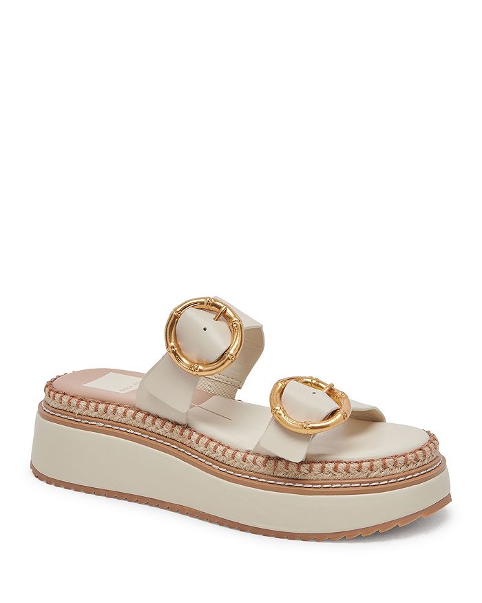 Dolce Vita Women's Rysha Slip On Buckled Platform Sandals | Bloomingdale's