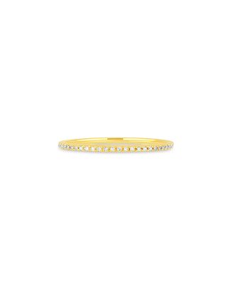 EF Collection Eternity Stack Ring in 14K Yellow Gold with Diamonds ...