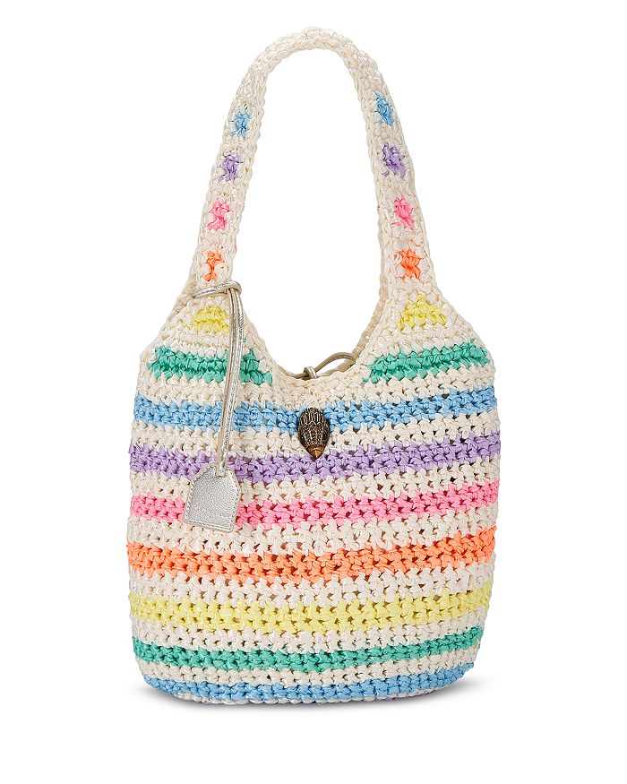 KURT GEIGER LONDON Rainbow Crochet Tote | Bloomingdale's