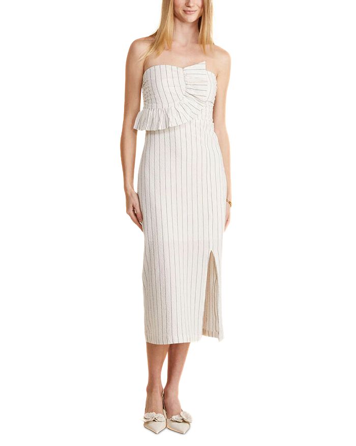 Vineyard Vines Strapless Column Midi Dress | Bloomingdale's