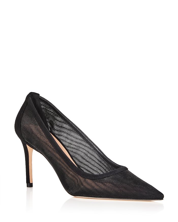 Stuart Weitzman Women's Stuart 85 Mesh Pumps | Bloomingdale's