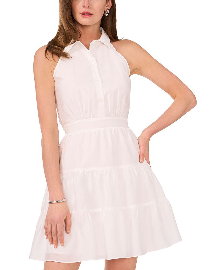 1.STATE Collared Tiered Mini Dress | Bloomingdale's