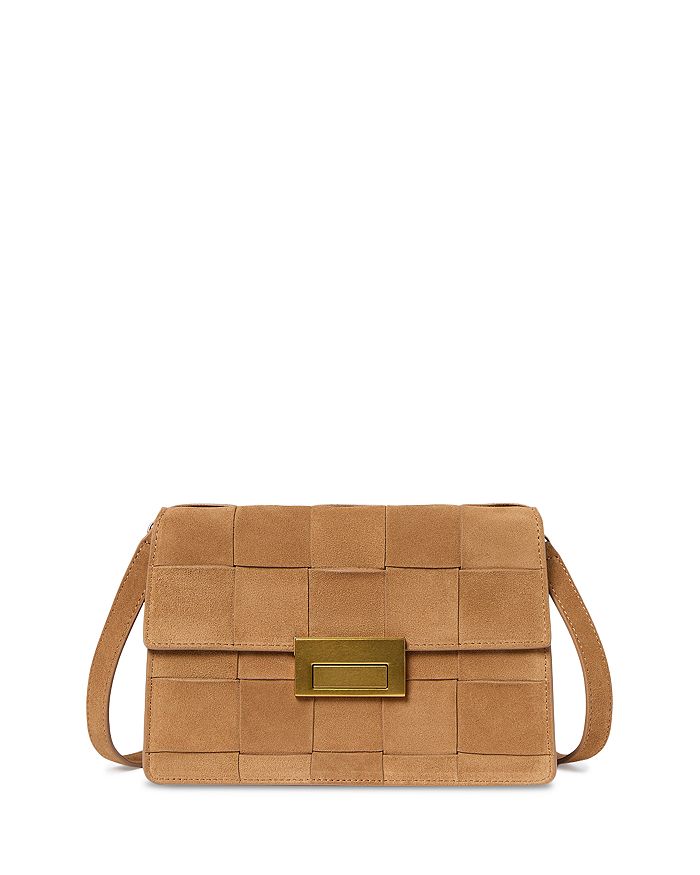 Loeffler Randall Delphine Toffee Small Leather Crossbody | Bloomingdale's