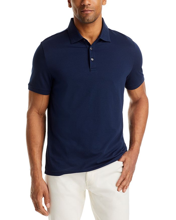Michael Kors Textured Short Sleeve Polo | Bloomingdale's