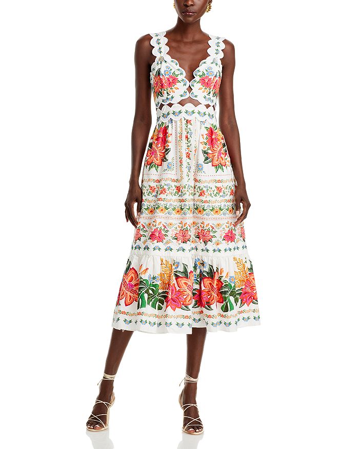 FARM Rio Bloom Garden Midi Dress | Bloomingdale's