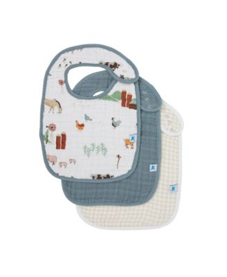 Click here for Little Unicorn Unisex Cotton Muslin Classic Bib 3... prices
