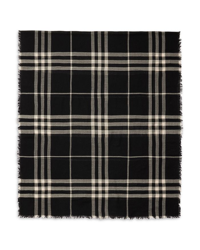 Burberry Giant Check Wool Scarf | Bloomingdale's
