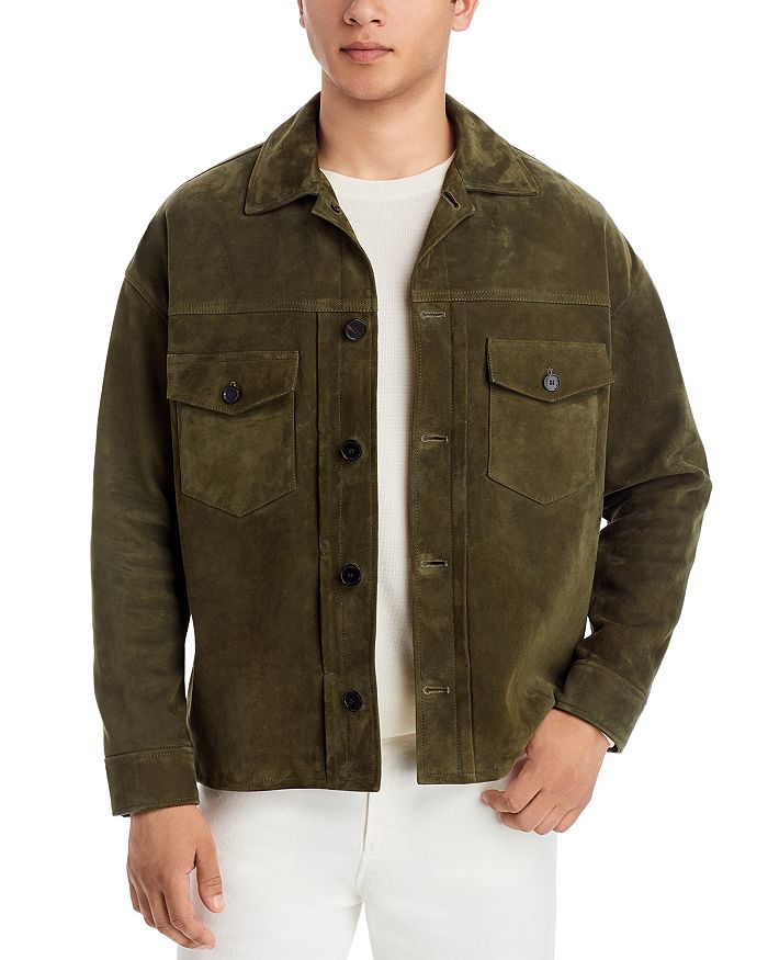 FRAME Clean Suede Jacket | Bloomingdale's