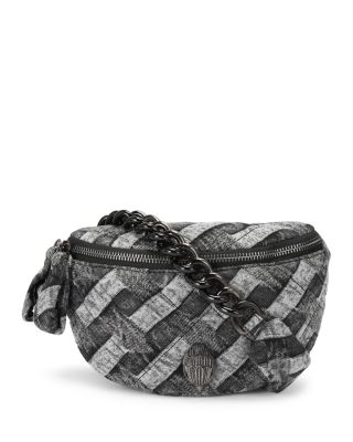 Click here for Kurt Geiger London Small Kensington Denim Belt Bag prices