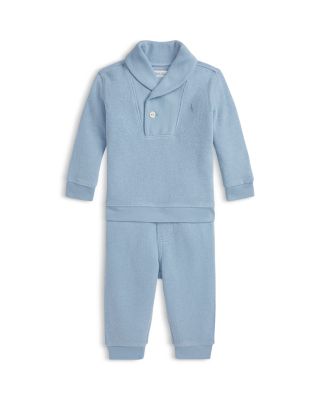 Ralph Lauren Polo Boys' French-Rib Cotton Pullover & Pants Set - Baby ...