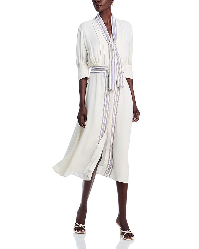 BOSS Scarf Neck Dress | Bloomingdale's