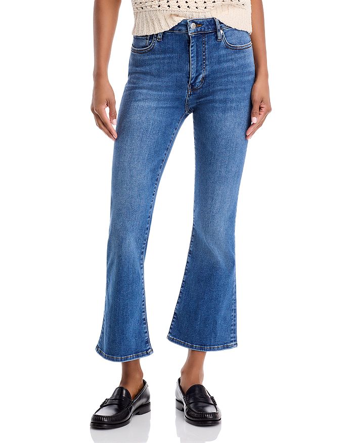 FRAME Le Crop Mini High Rise Bootcut Jeans in Mermaid | Bloomingdale's